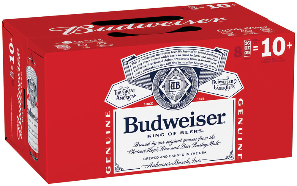 Budweiser Pale Lager - 8 cans / 16oz Delivery in New Port Richey, FL ...