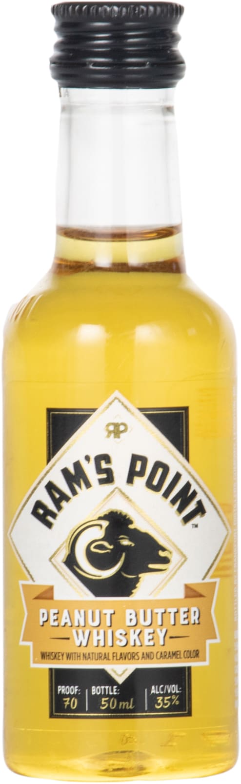 Ram's Point Peanut Butter Flavored Whiskey - 50mL Delivery in New Port ...