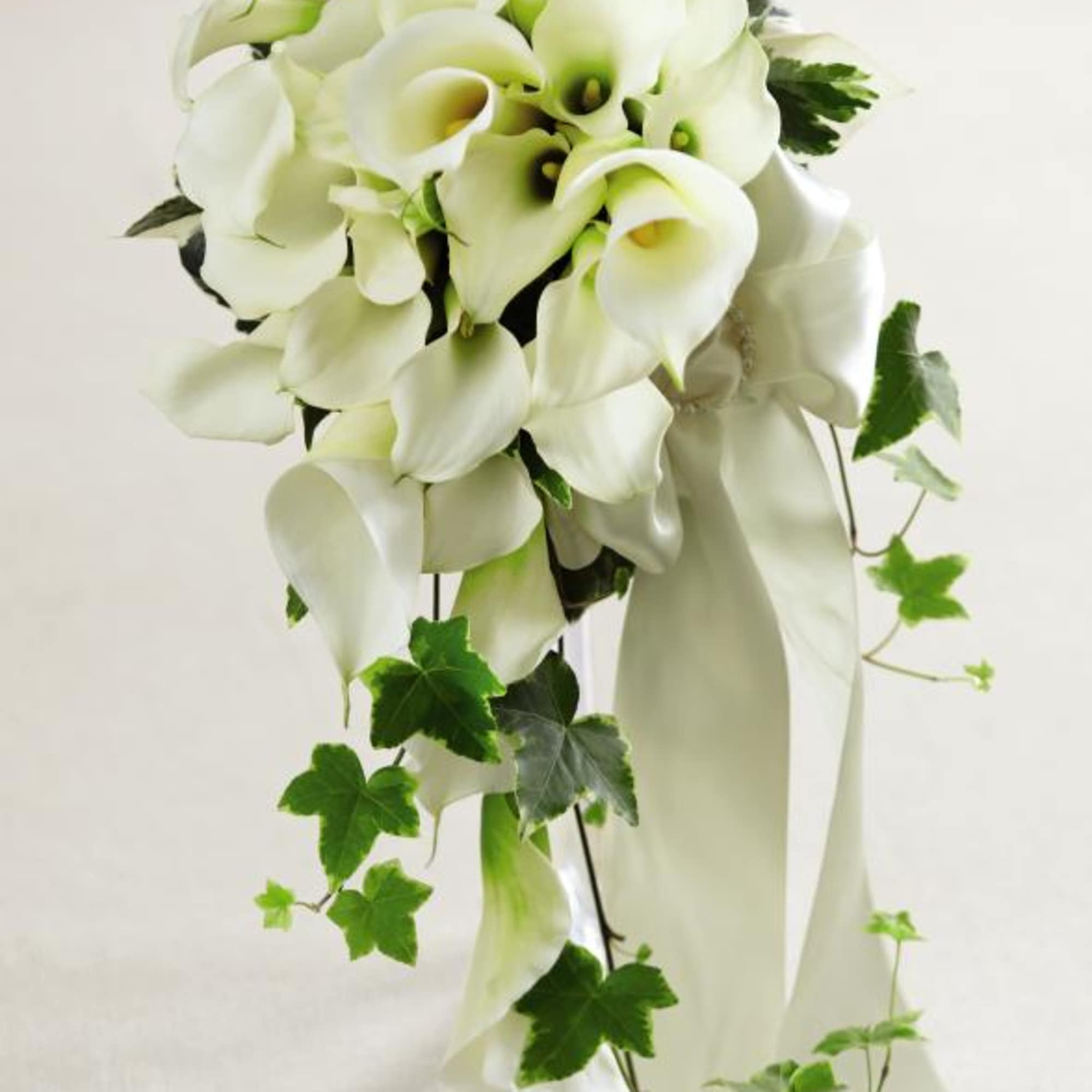 White Calla Lily Bouquet in Hampton Falls NH Flowers by Marianne