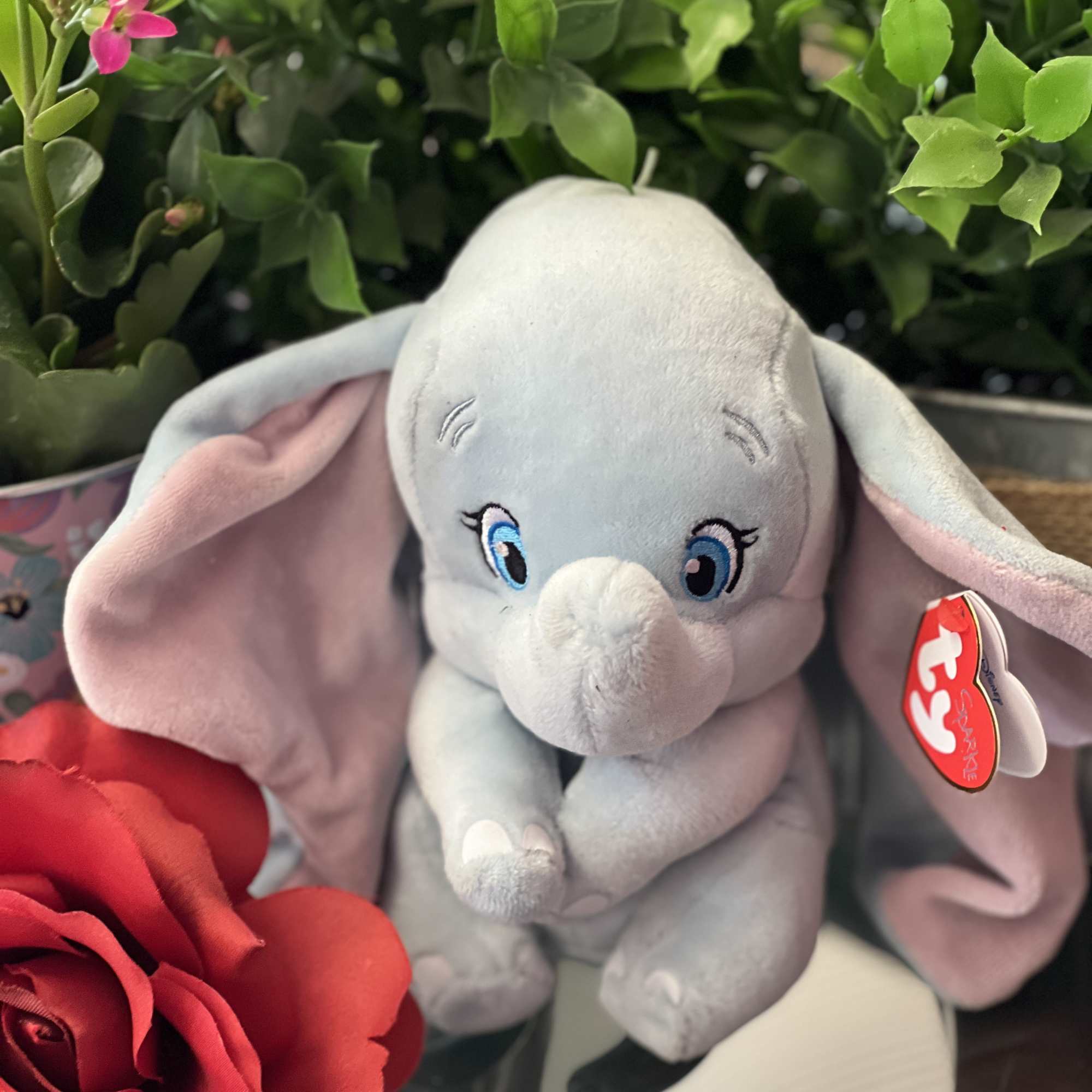 TY Beanie Bellie Dumbo Elephant by Caldwell Floral