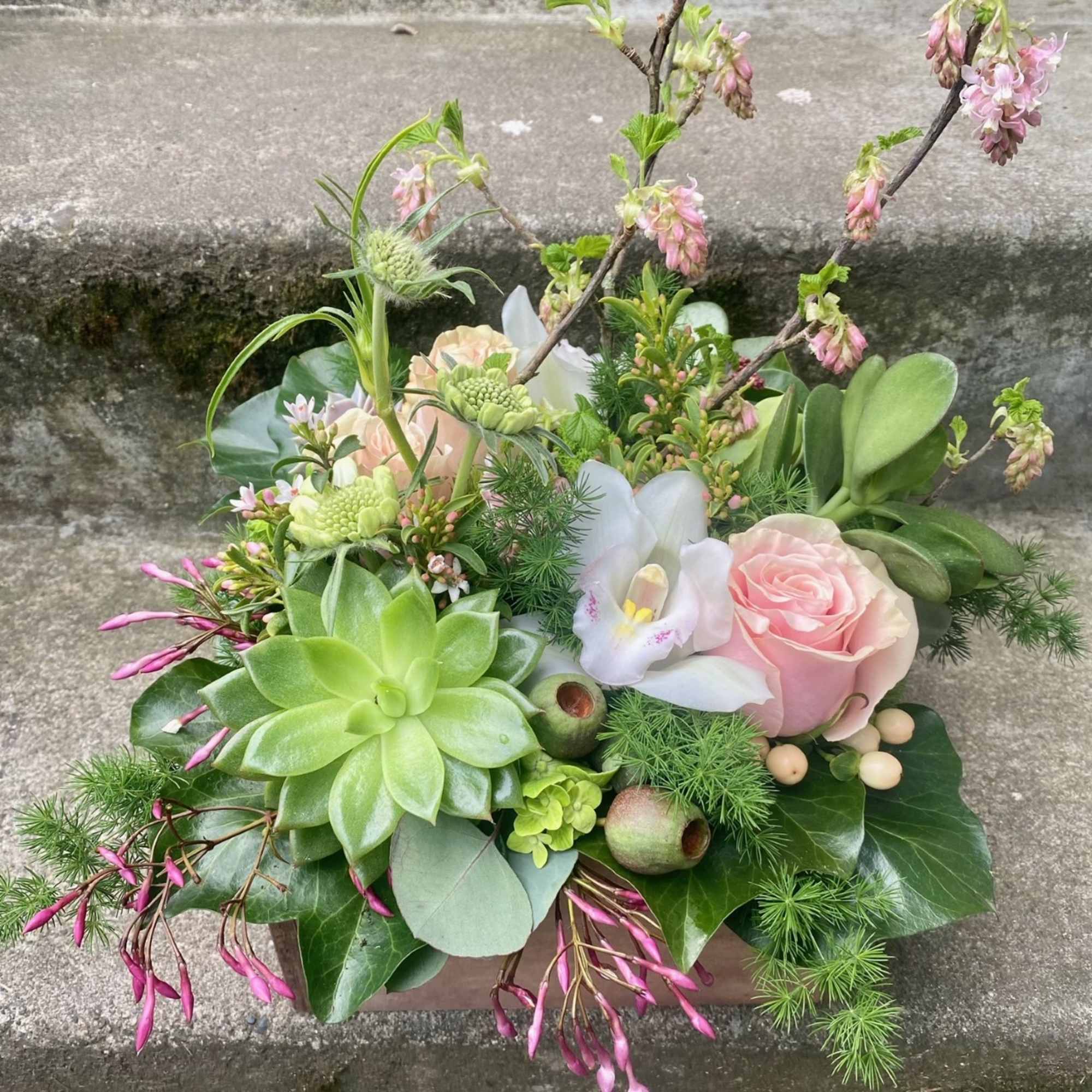 Medium Texture Box in Seattle, WA | Fiori Floral Design