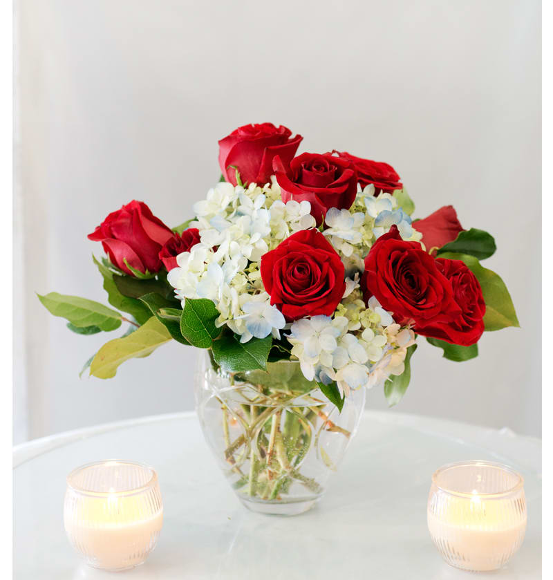 Hydrangea Rose Bouquet by Riverside Kello Floral