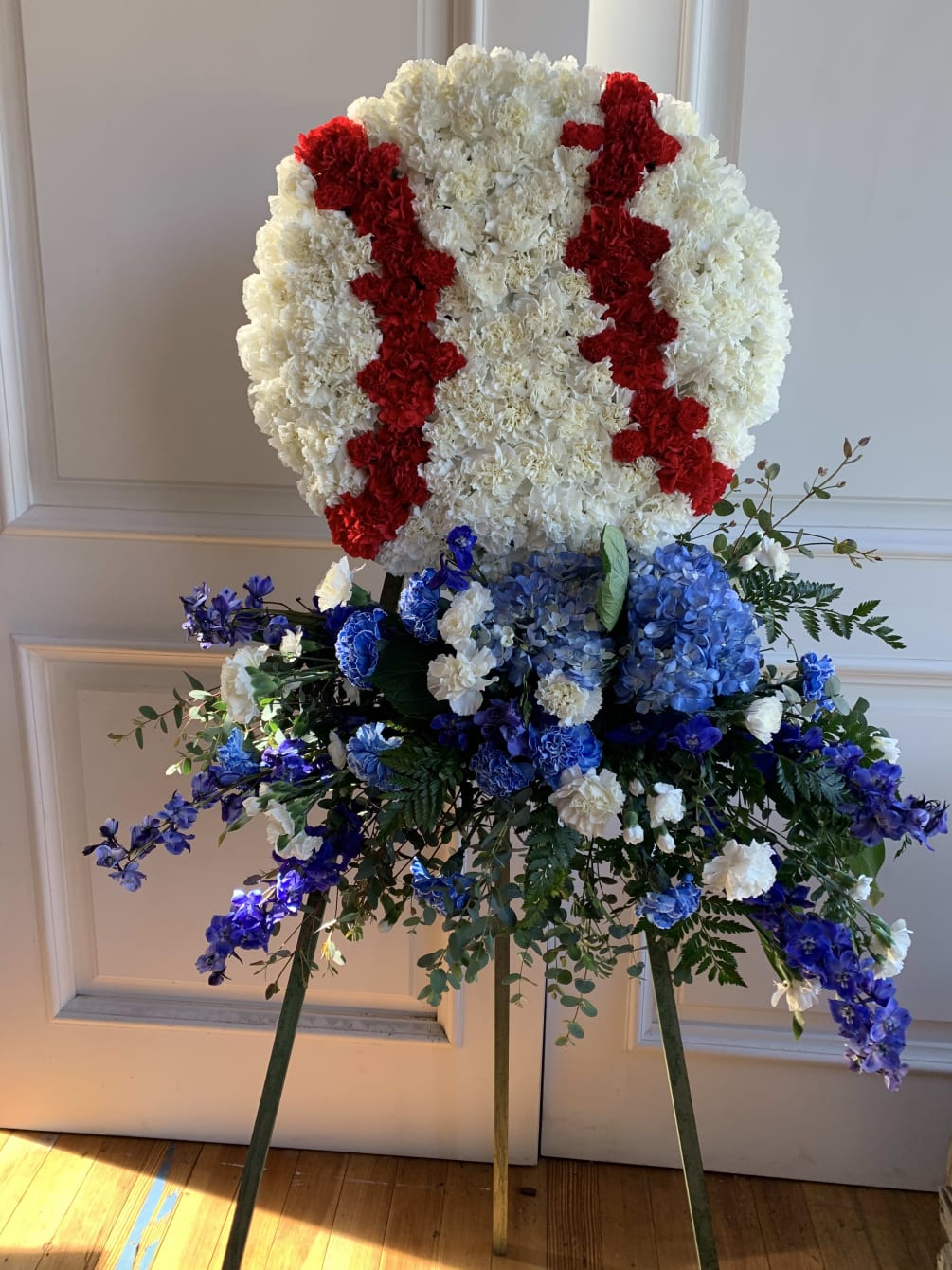 Baseball Flower Arrangement For Funeral | Best Flower Site