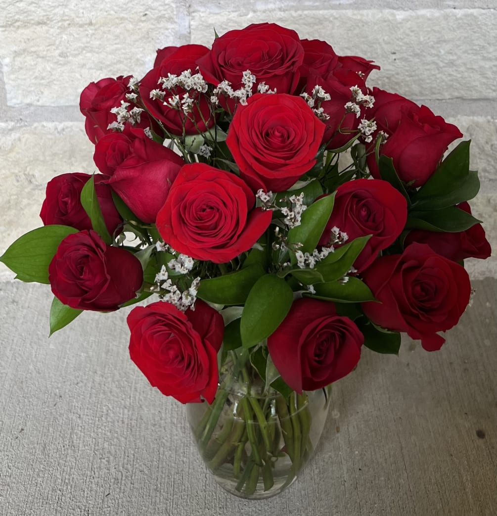 2 Dozen Long Stem Roses by Sheba’s Flowers