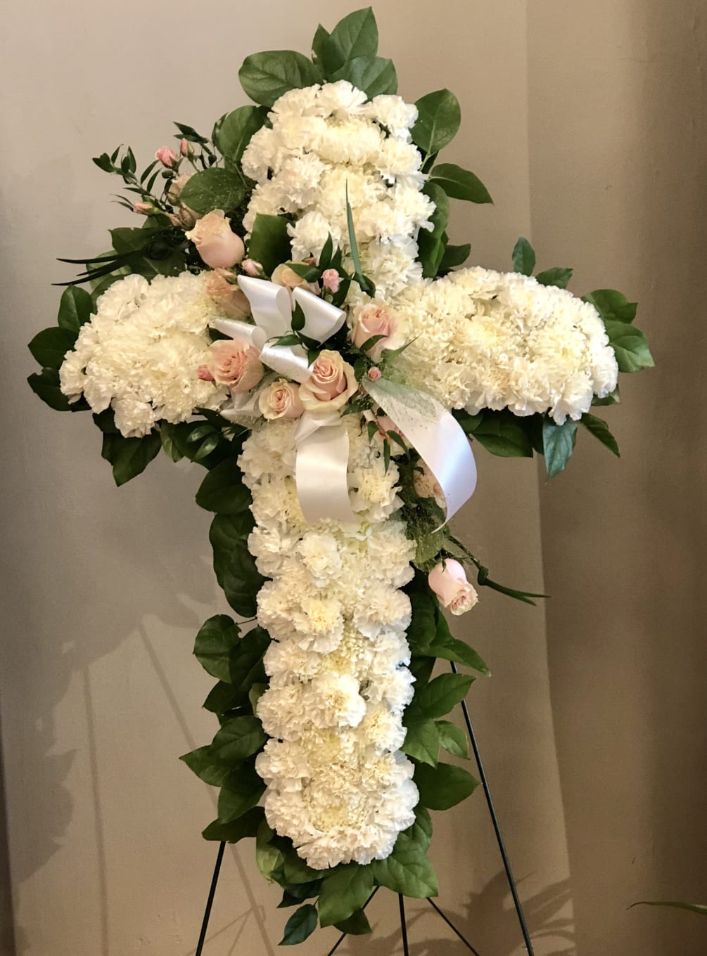 Funeral Sympathy Cross by Joseph Richard Florals