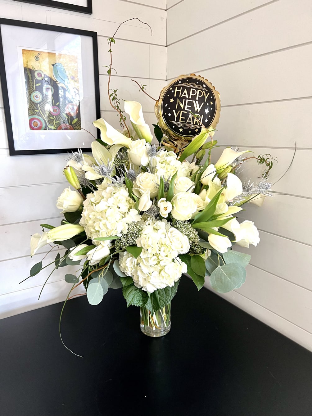 Deluxe Happy New Year Arrangement by Lori Fiore Custom Floral Design