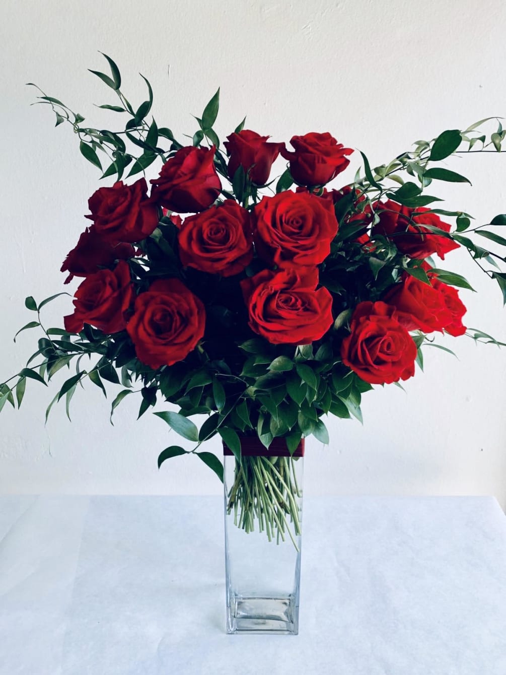Long Stem Red Roses by Fioridella