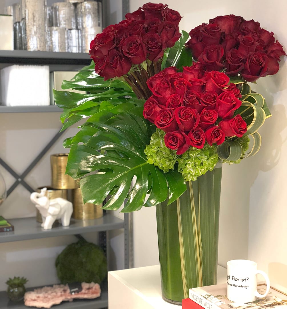 Red Rose Trio by Mosaic Floral Event Design