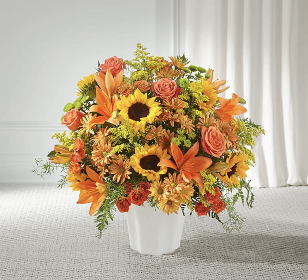 Harvest Thoughts Floor Basket by VIP Gifting