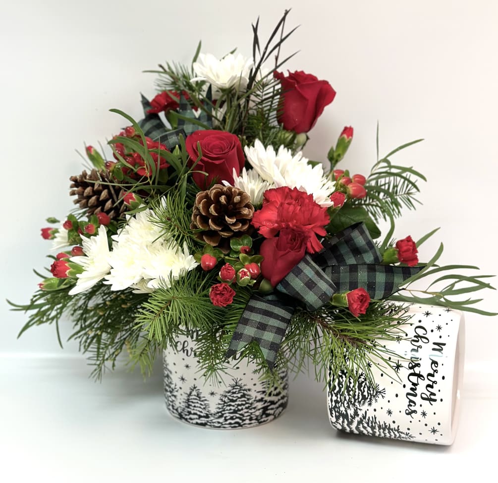Merry Christmas by Barb’s Flowers by Barb's Flowers