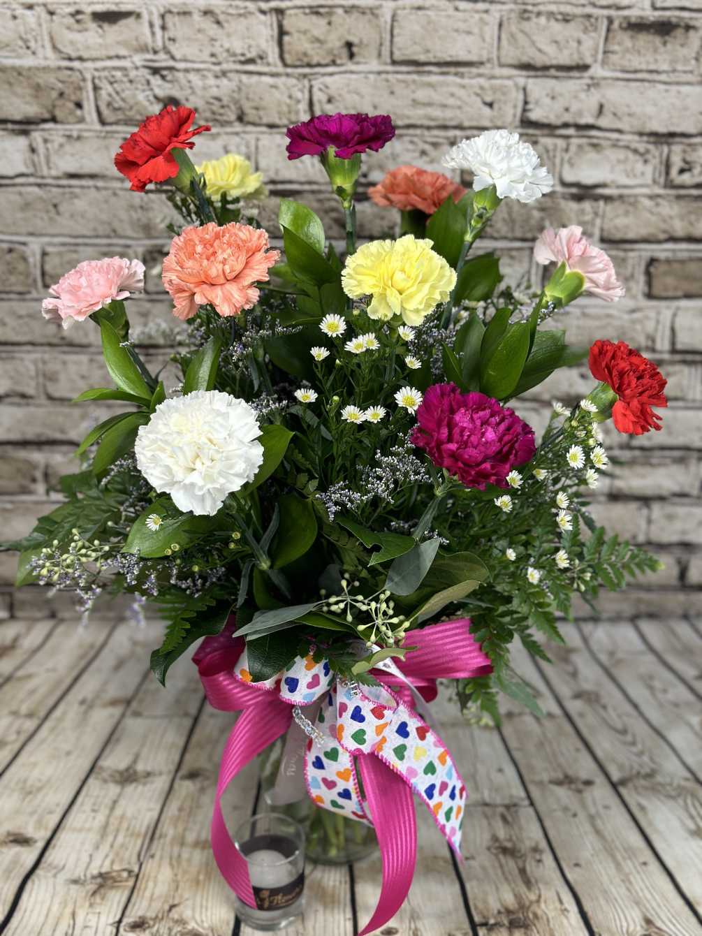 Darlin' Carnations by Ele's Flowers