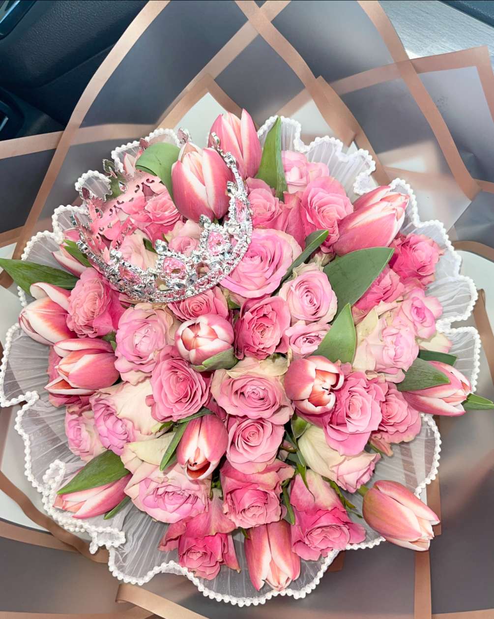 Pink Ramo Buchon by Verde Floral Studio and Events