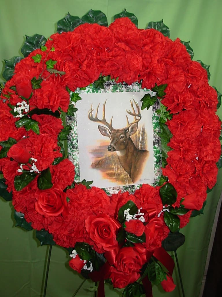 DEER HUNTER WREATH NEW-S80 in Sumter, SC | Newton's Greenhouse and Florist