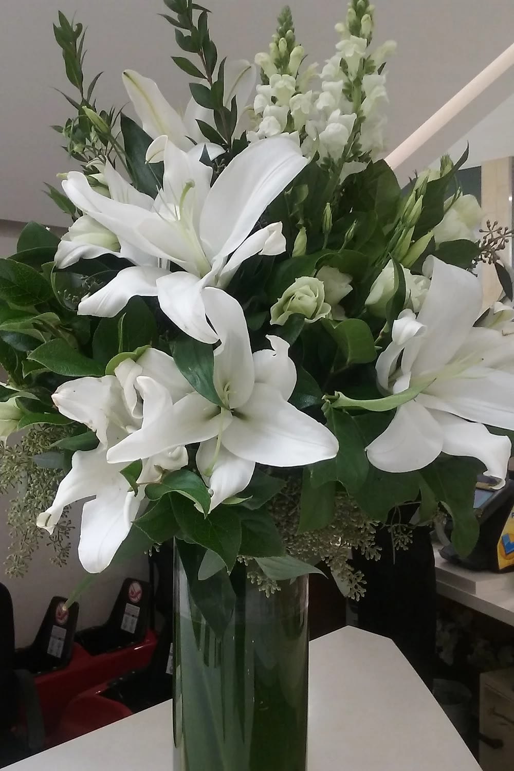Tall Casablanca lilies in Los Angeles, CA | Andre's House of Floral Design