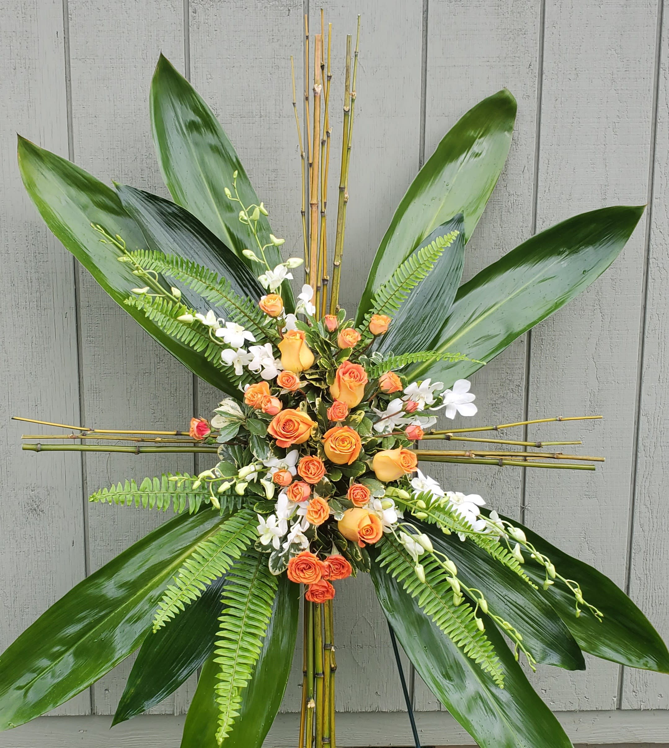 River Cane Cross by Teleflora in MCKINNEY, TX | Big Bud's Florist
