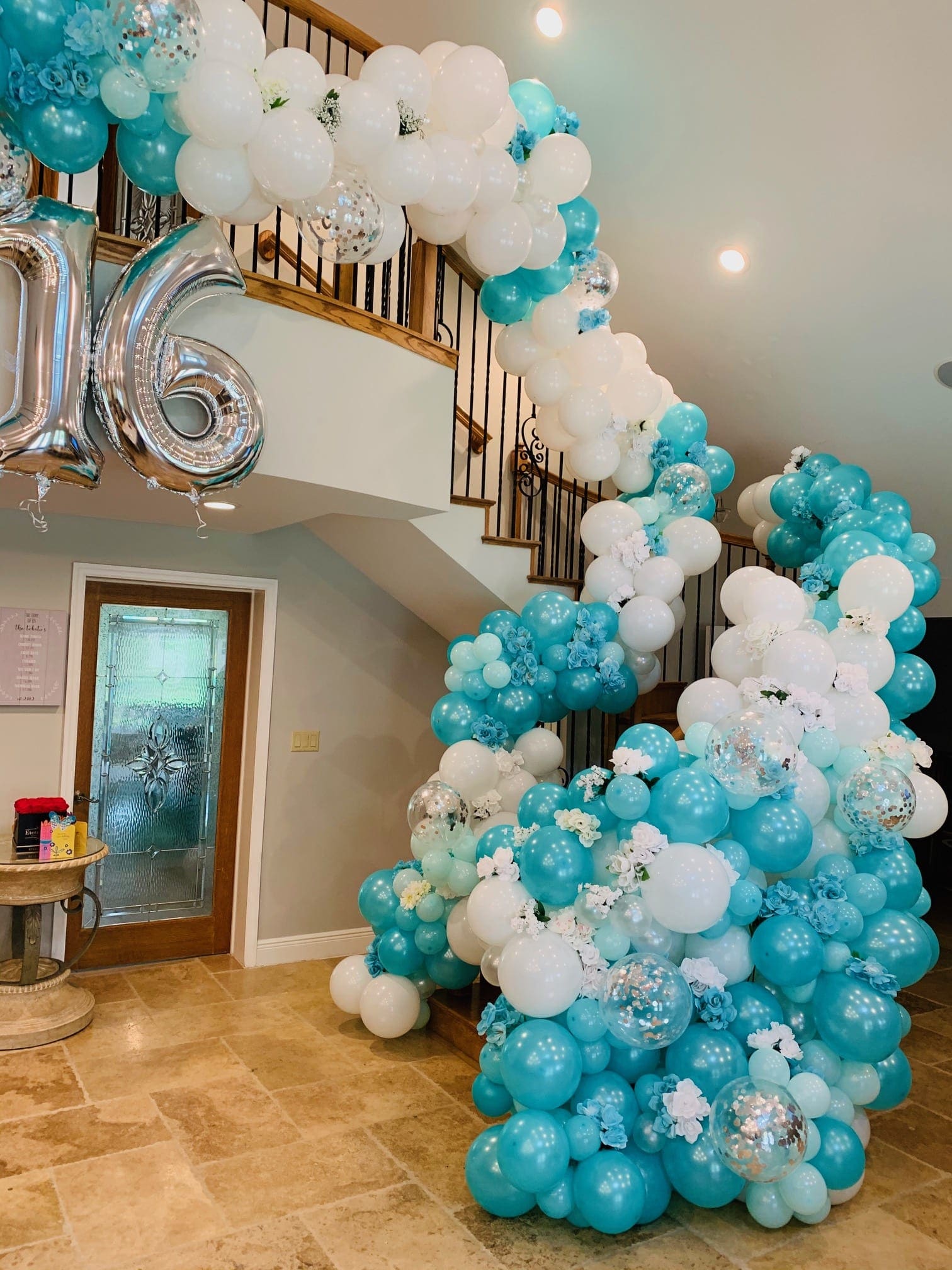 Tiffany Blue cascade in Hollywood, FL | Event Designing by Ella