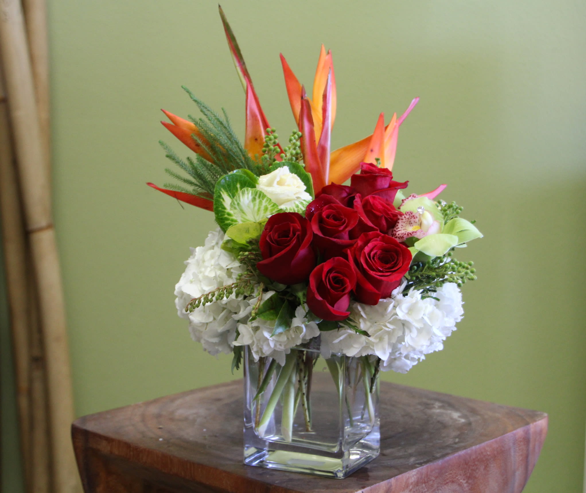 Shirleen - Tropical Flowers with Roses in Torrance, CA | Andes Florist
