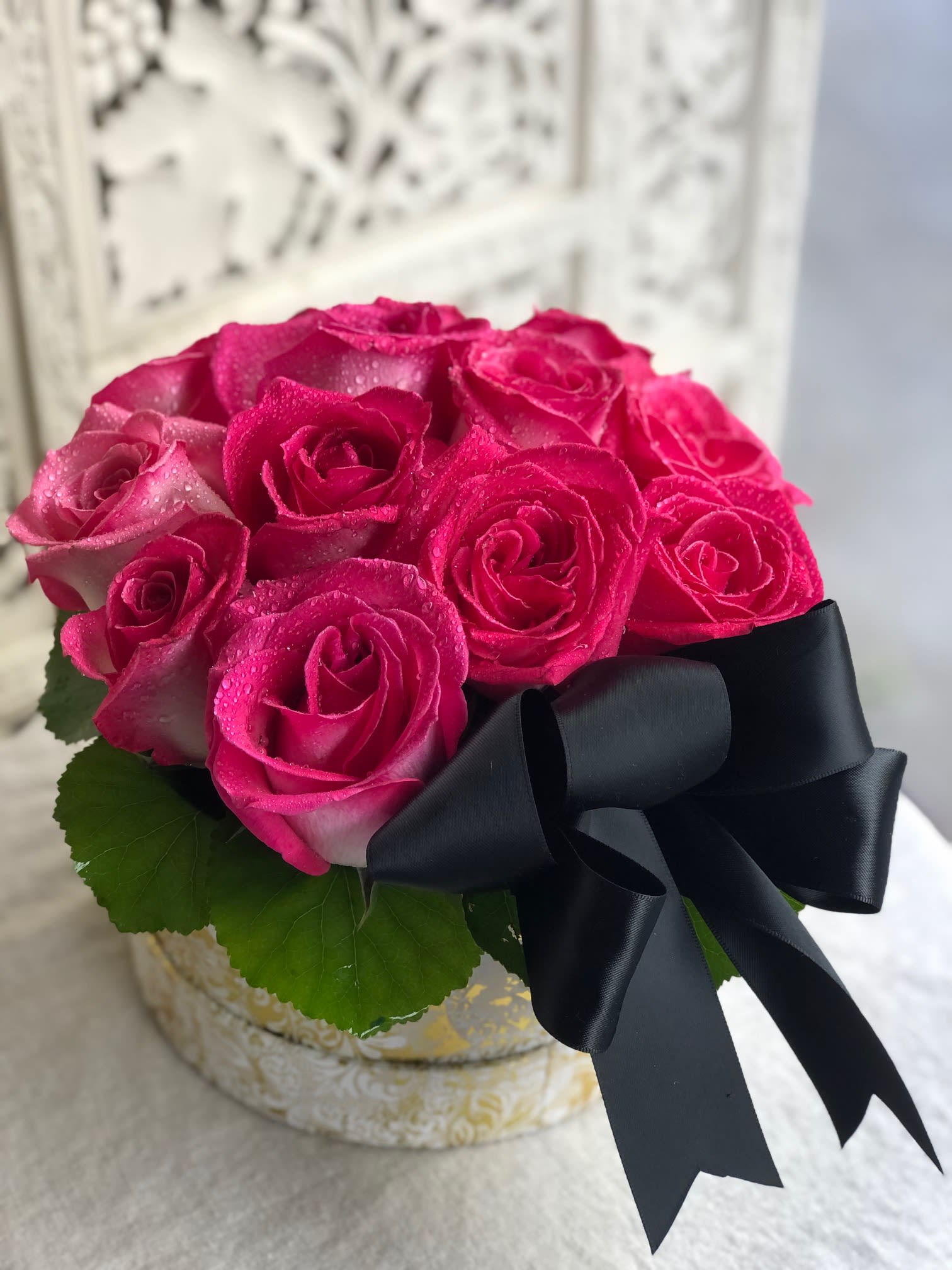 Pink Rose Box in El Segundo, CA | Urth Gardens