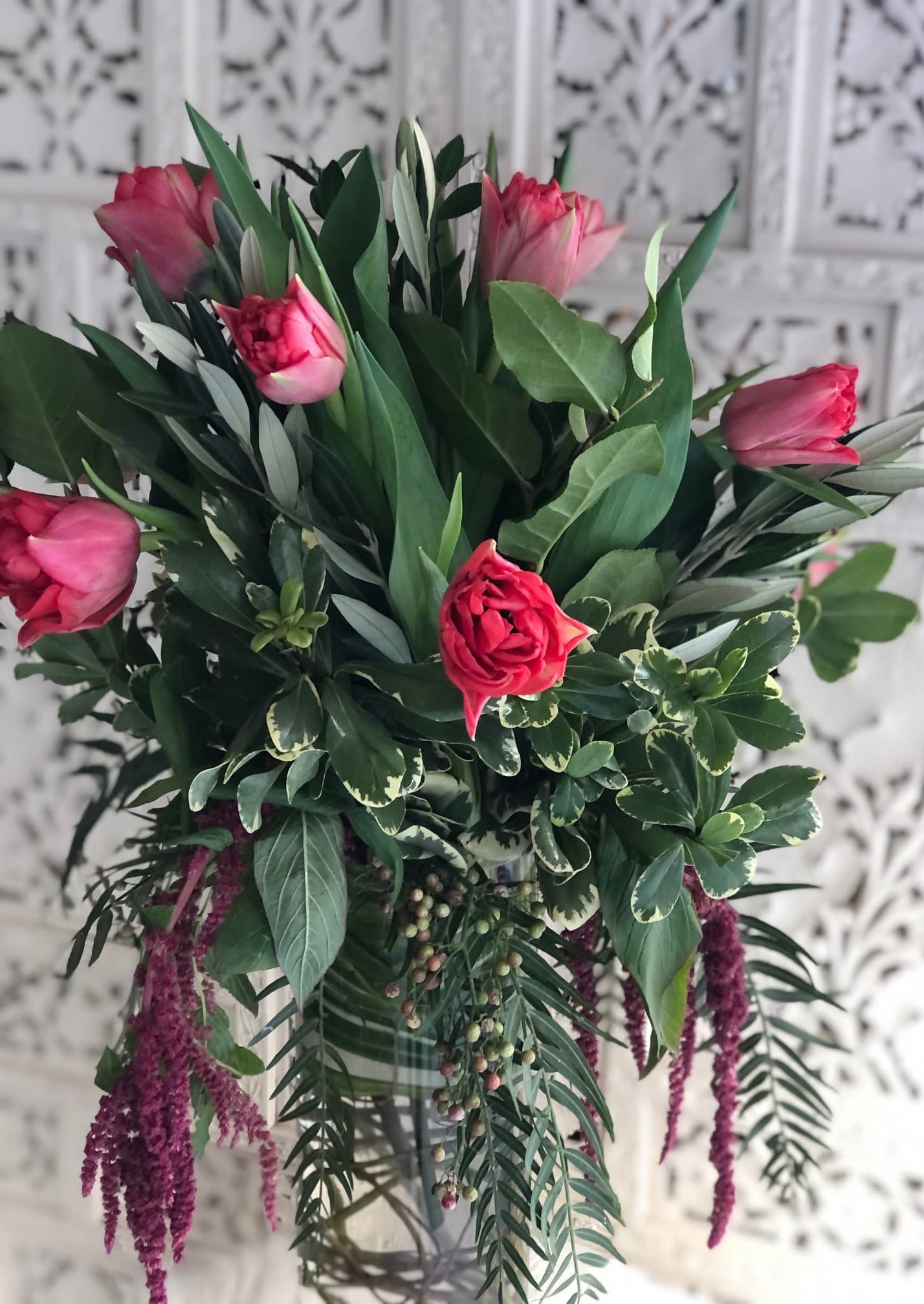 Elegant Tulip Arrangement in El Segundo, CA | Urth Gardens