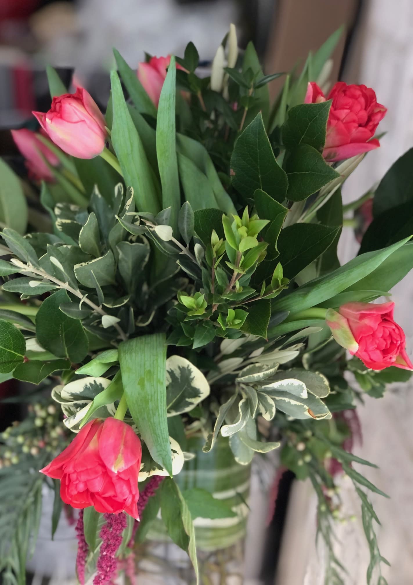Elegant Tulip Arrangement in El Segundo, CA | Urth Gardens