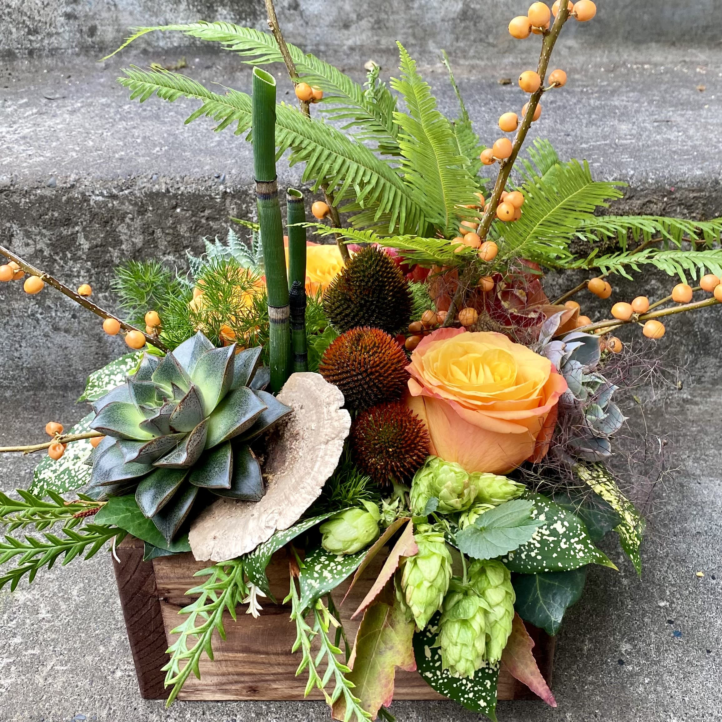 Medium Texture Box in Seattle, WA | Fiori Floral Design