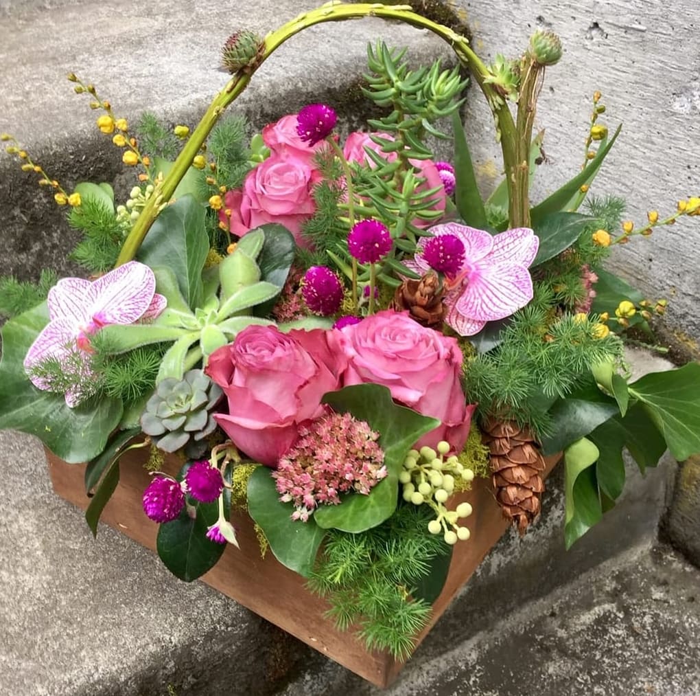 Large Texture Box in Seattle, WA | Fiori Floral Design