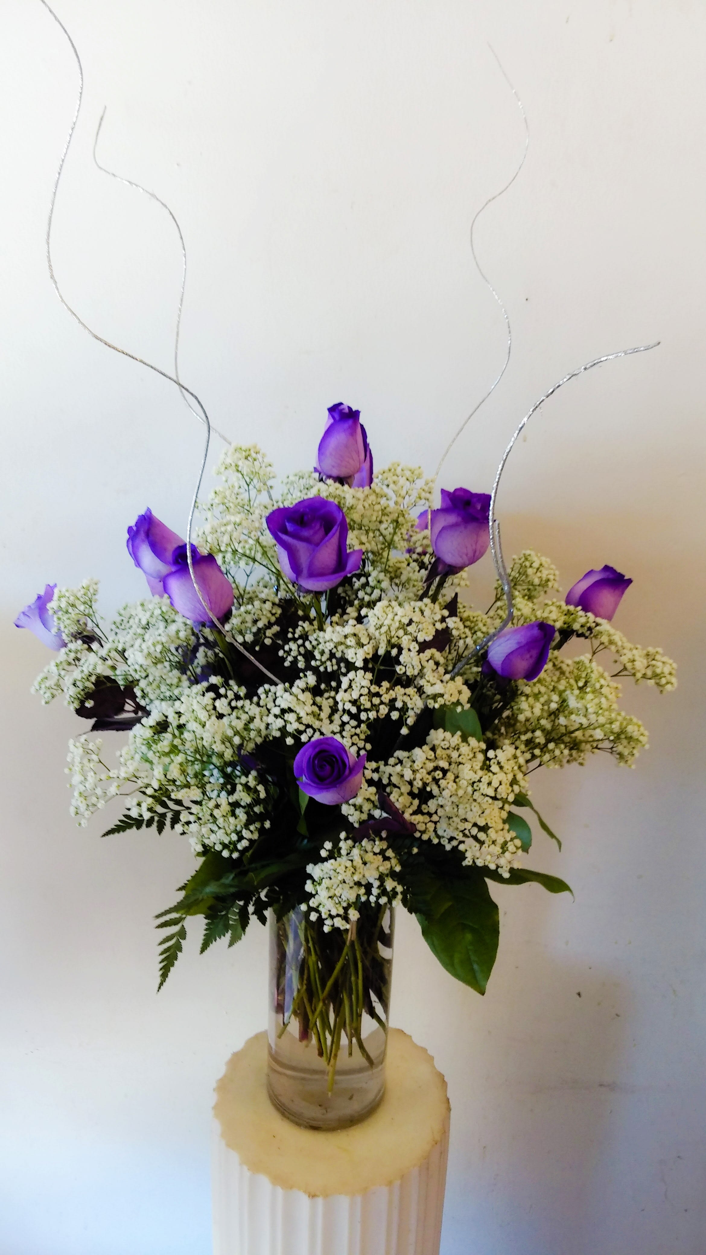 1 Dozen Purple Roses in San Gabriel, CA | Creative Floral Designs