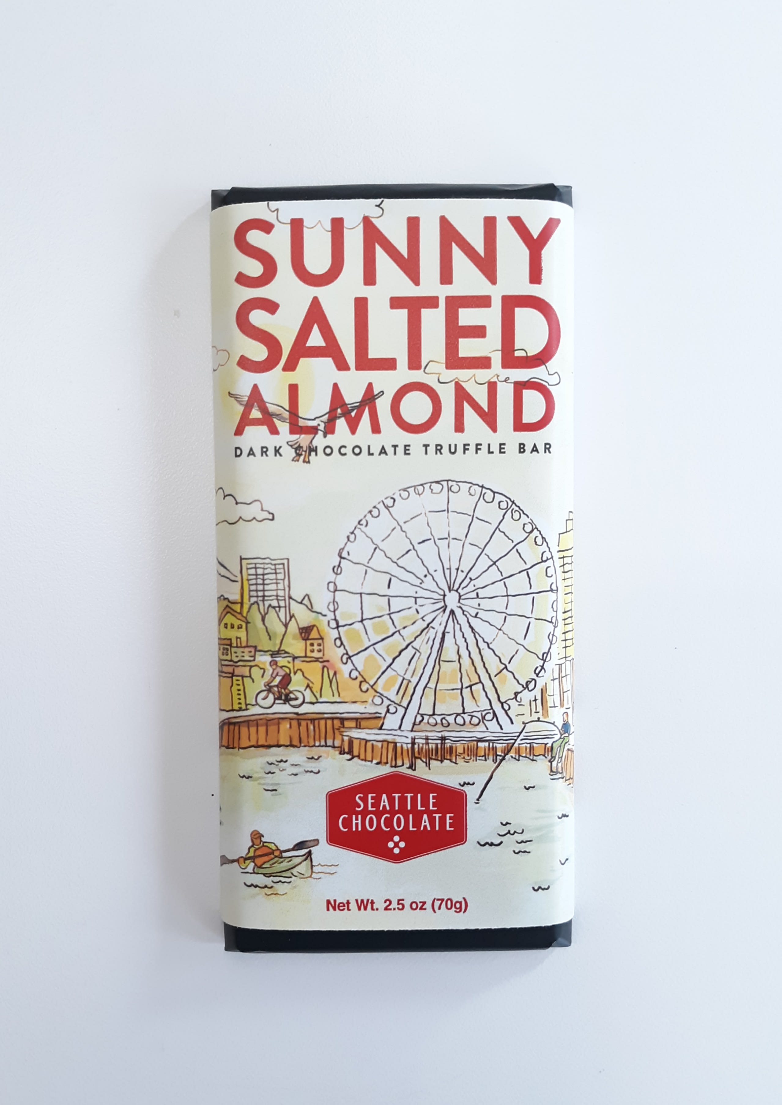 Seattle Chocolate Salted Almond Dark Chocolate Truffle bar in Monroe ...
