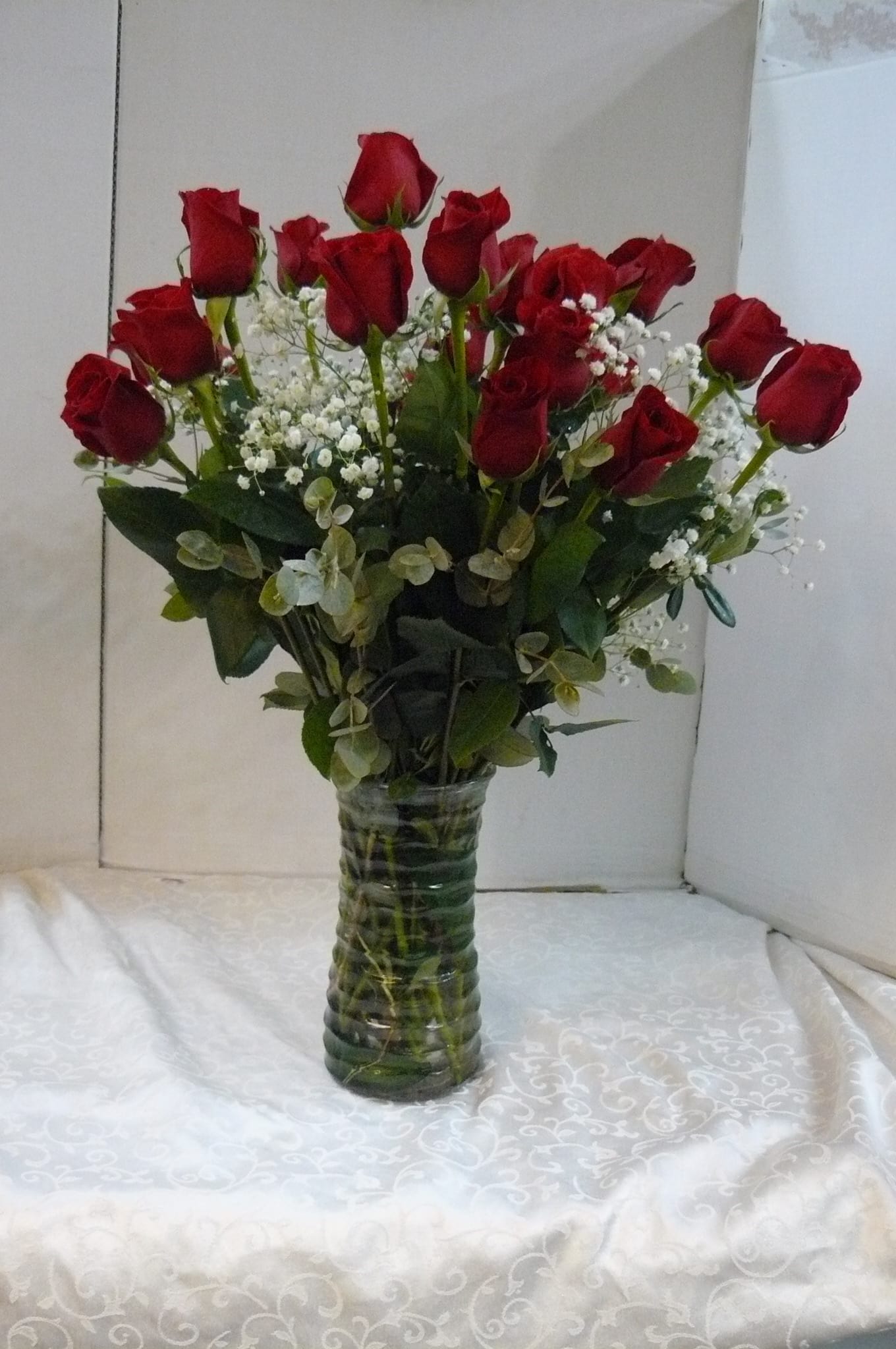 HAPPY 21st Rose Arrangement in Bedminster, NJ | Blooms at the Hills Florist