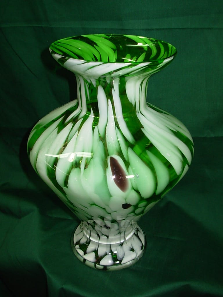 Green Art Glass Vase New G55 In Sumter Sc Newtons Greenhouse And Florist