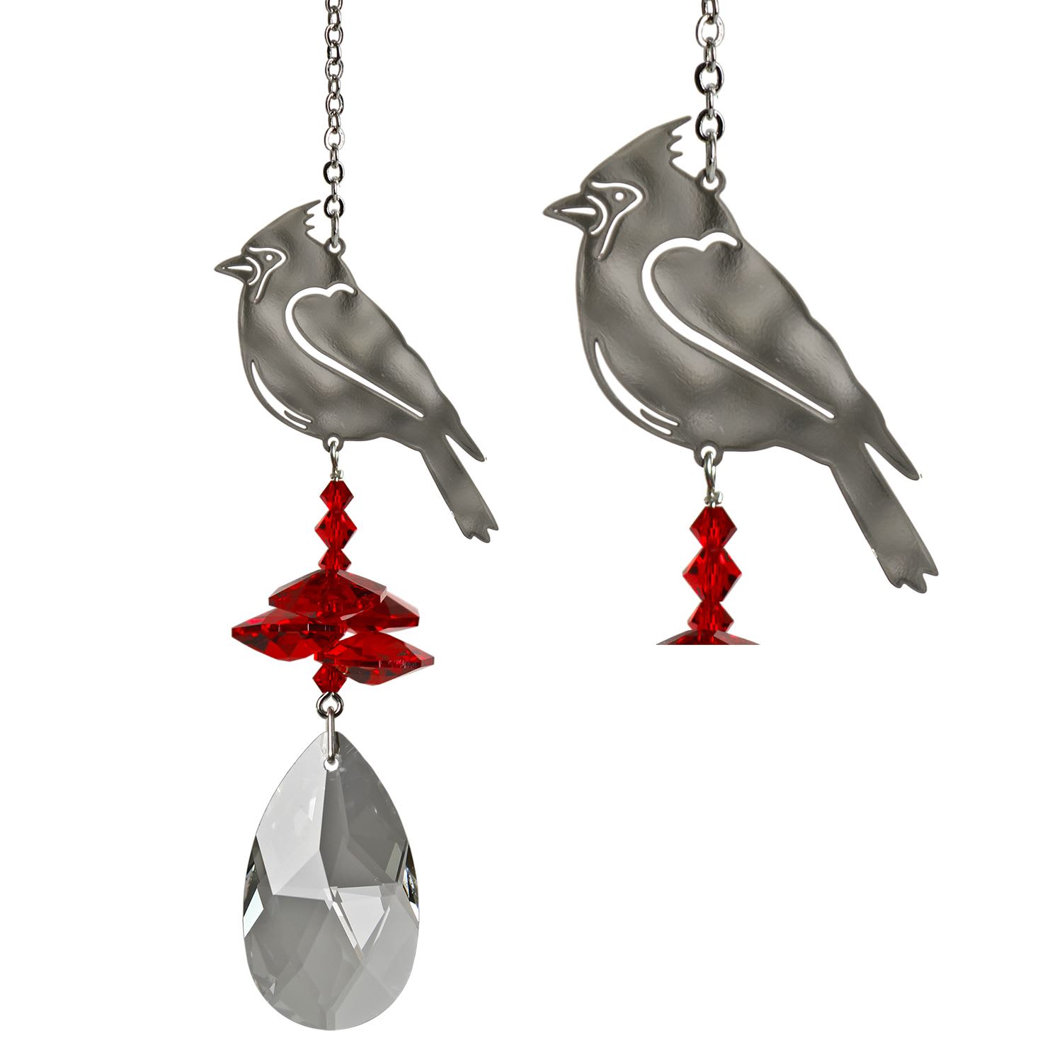 Crystal Fantasy Cardinal Suncatcher In Edwardsville Il A Wildflower Shop