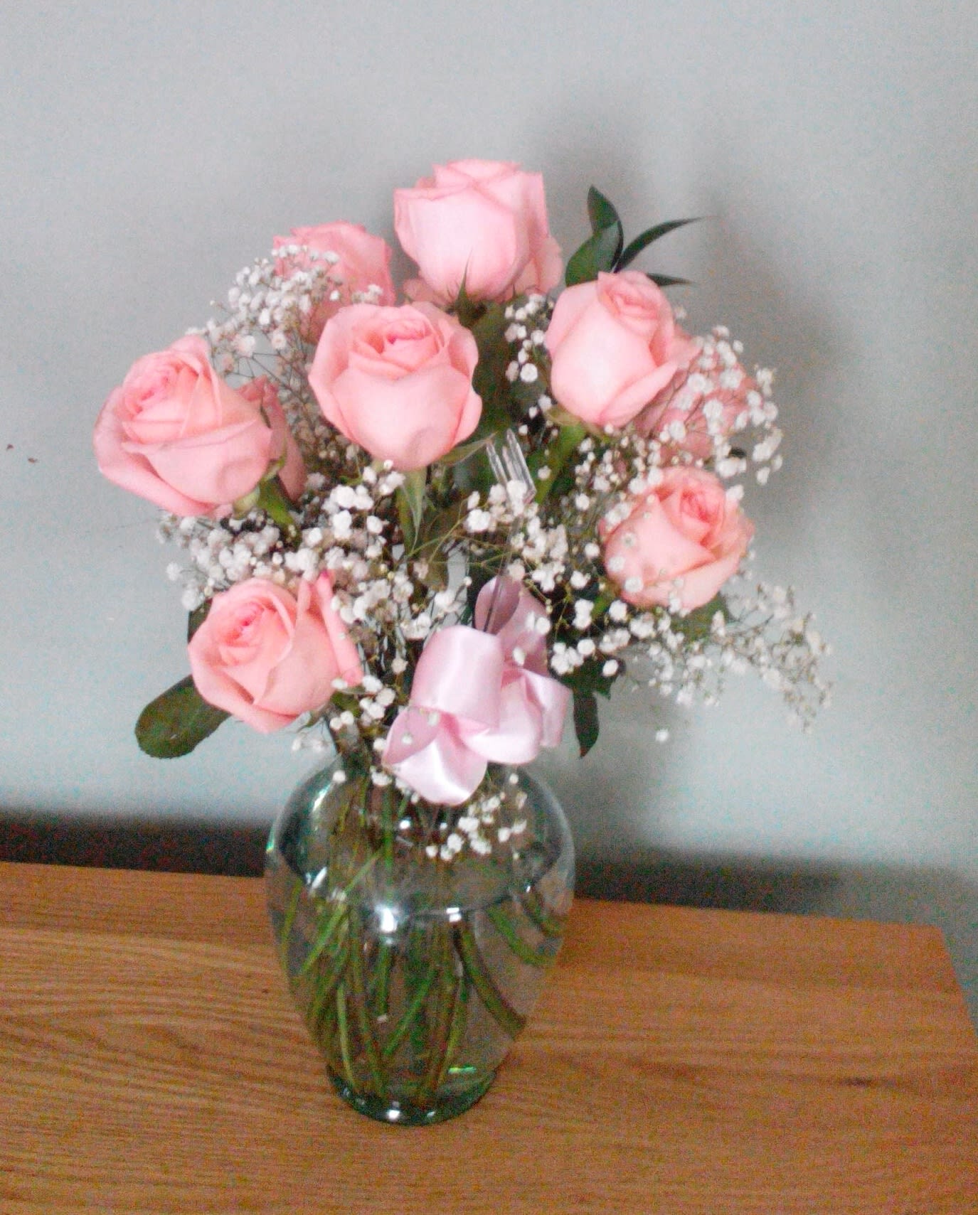 Pretty Pink Dozen Roses by Birch Hollow Floral
