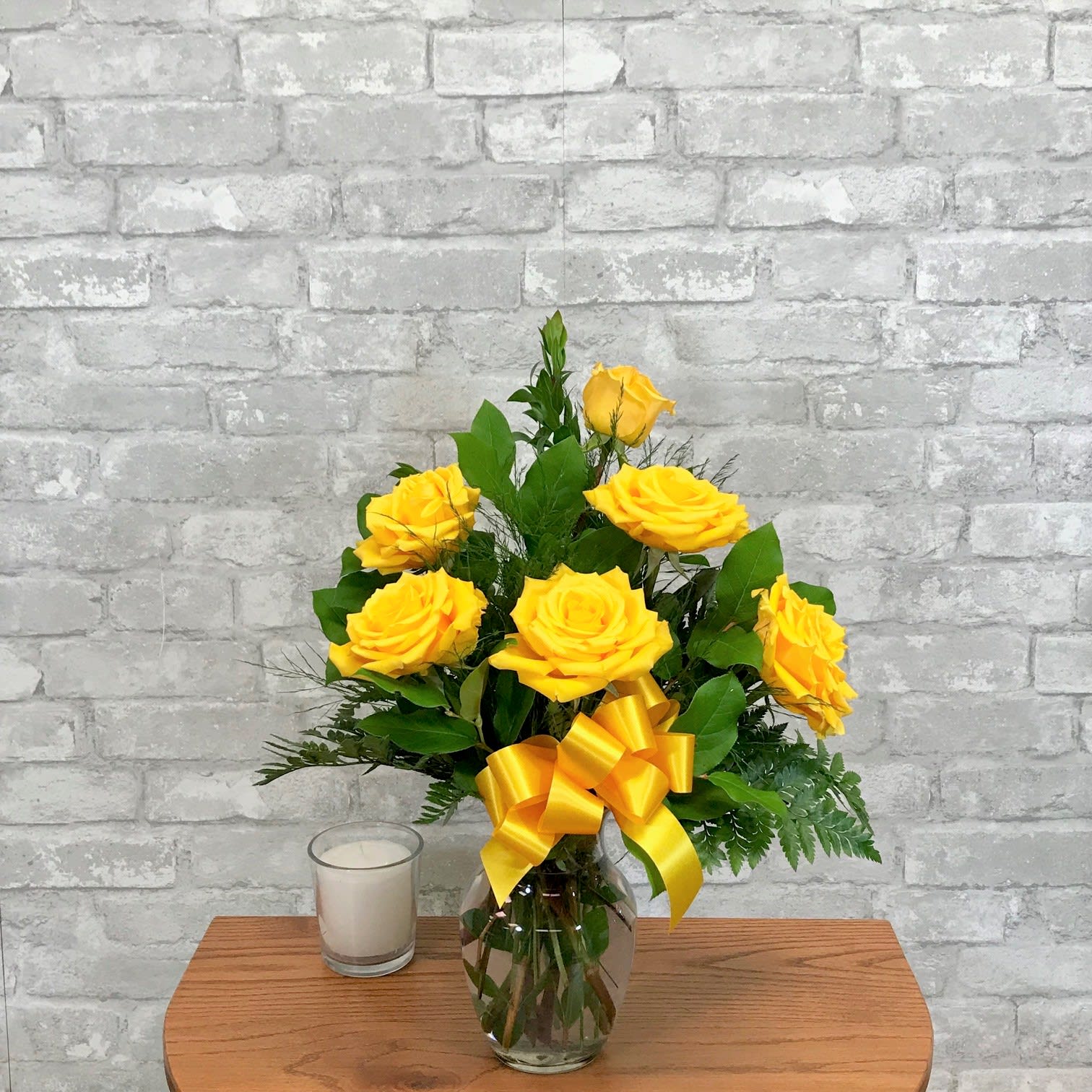 Half Dozen Yellow Roses FG109 in Bensalem, PA | Flower Girl Florist