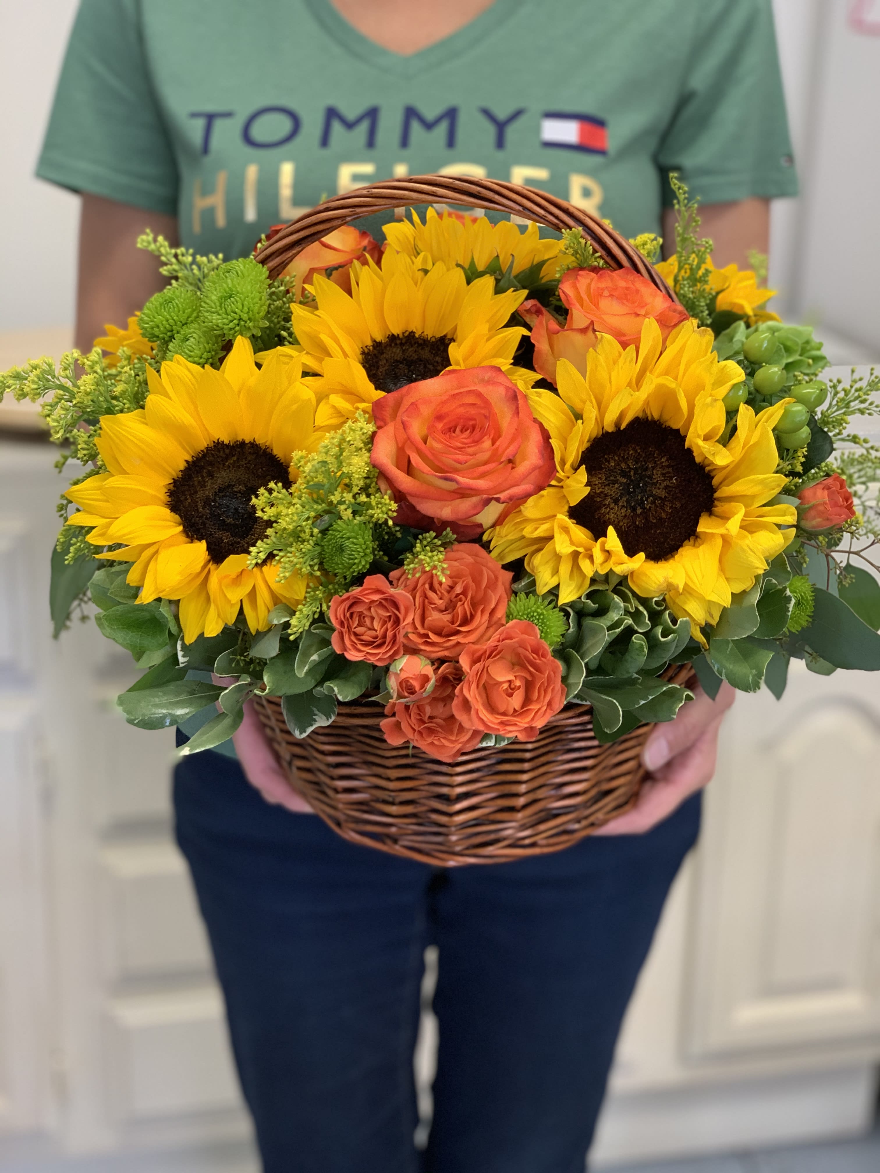 Bloom Basket by BloomNation™(44) in West Covina, CA | Maya Studio Florist