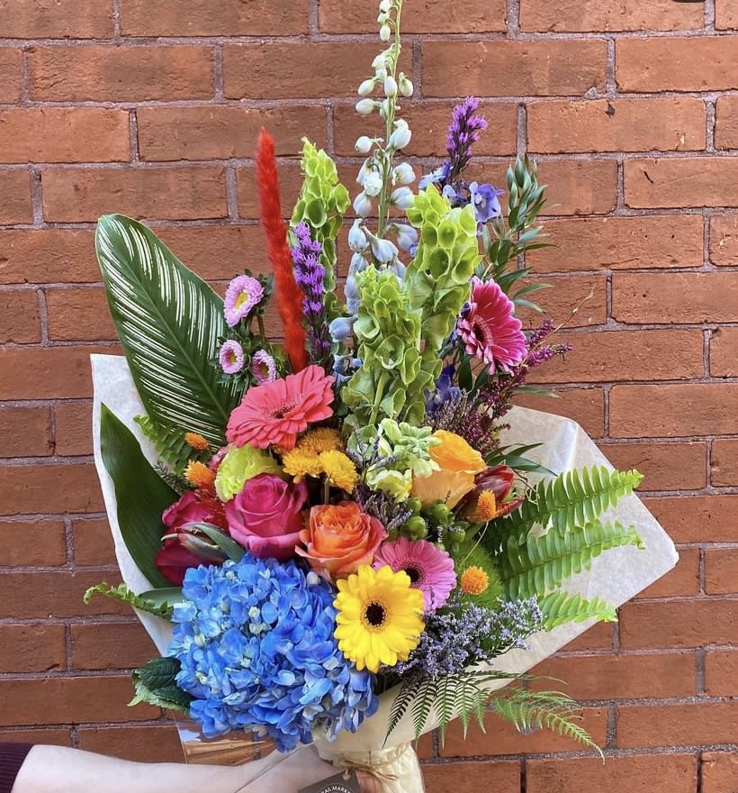 Wrapped Mixed Bouquet in Madison Heights VA The Flower Basket
