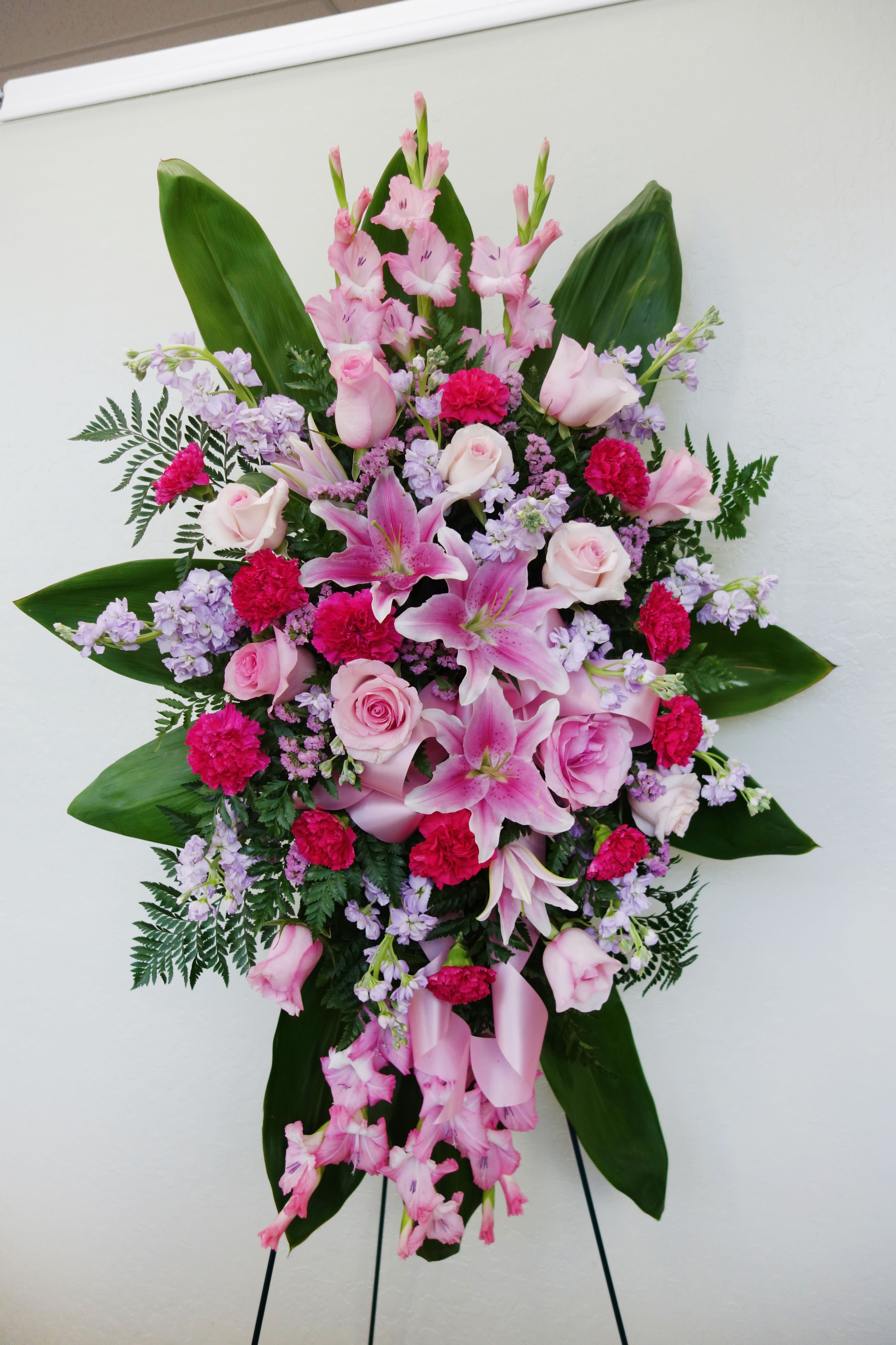 SS#02 Purple and Pink Tribute Spray in San Jose, CA | La Floriya