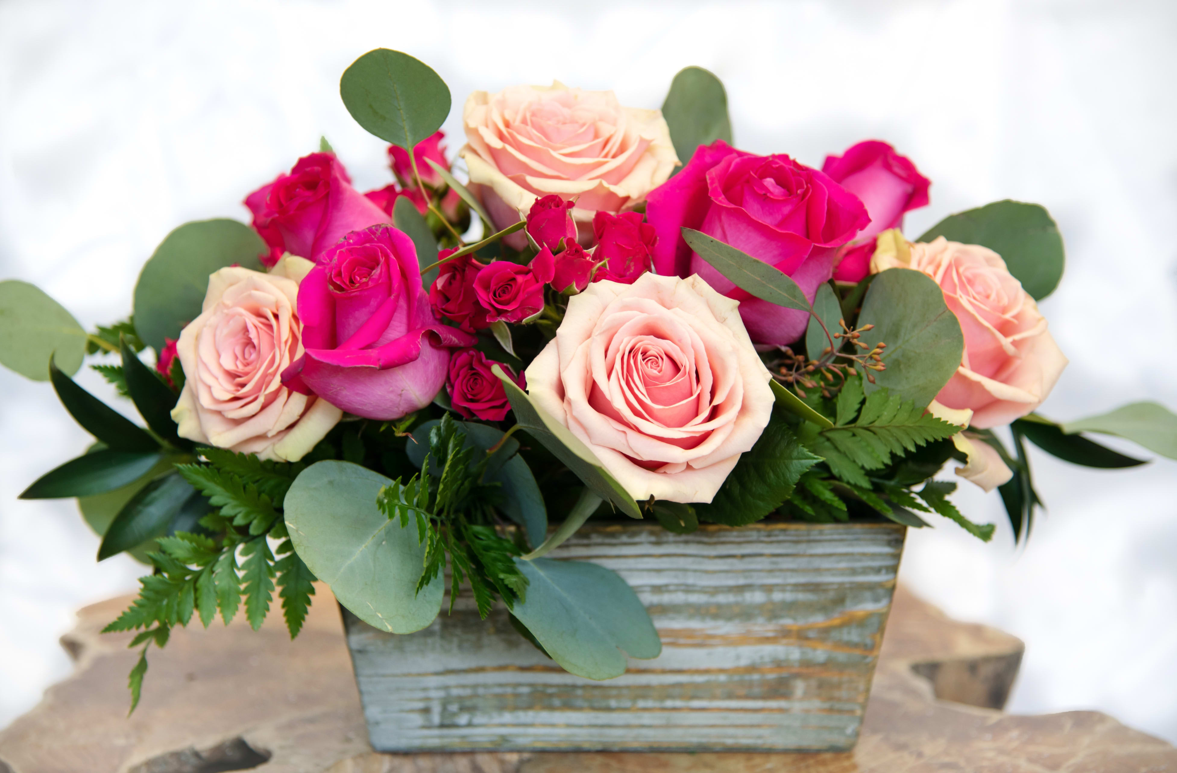 Rustic Roses in Lynnfield, MA | Bella's Floral Design
