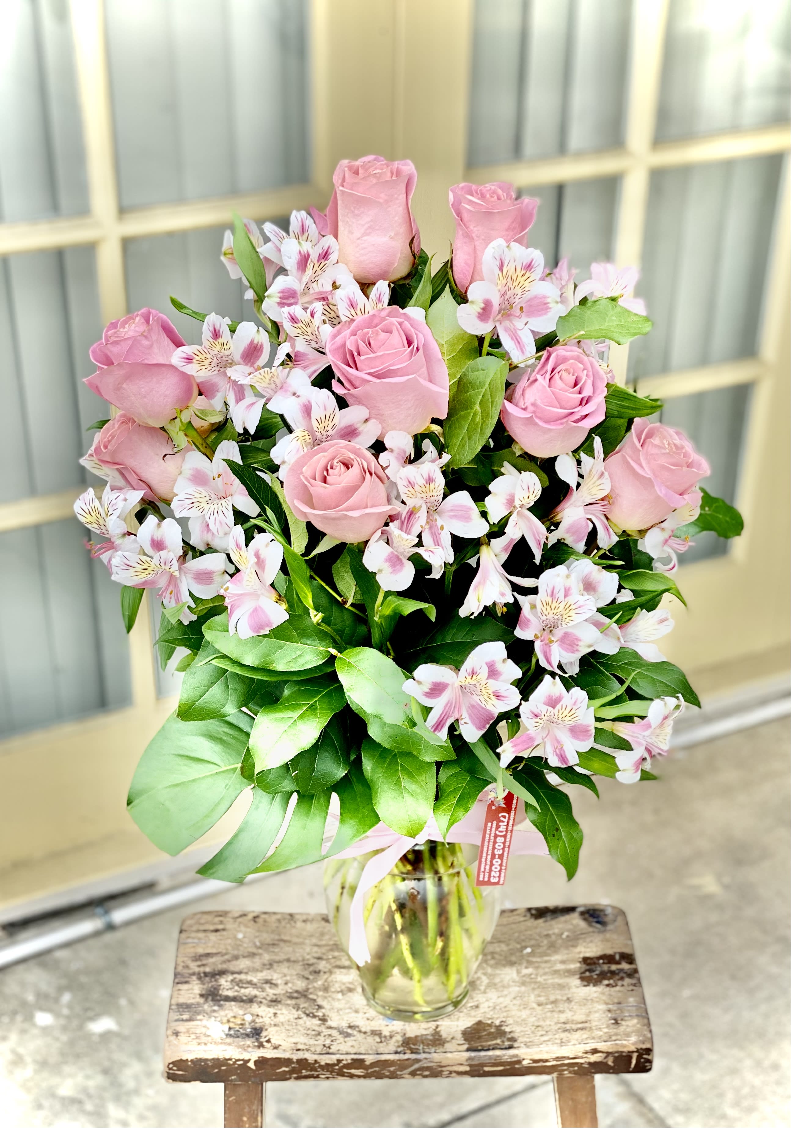 1 Dozen Long Stem Blush Pink Roses in Placentia, CA | Orchids Little ...