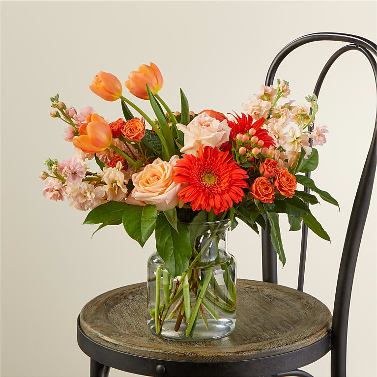 Just Peachy Bouquet in Burbank, CA | The Enchanted Florist