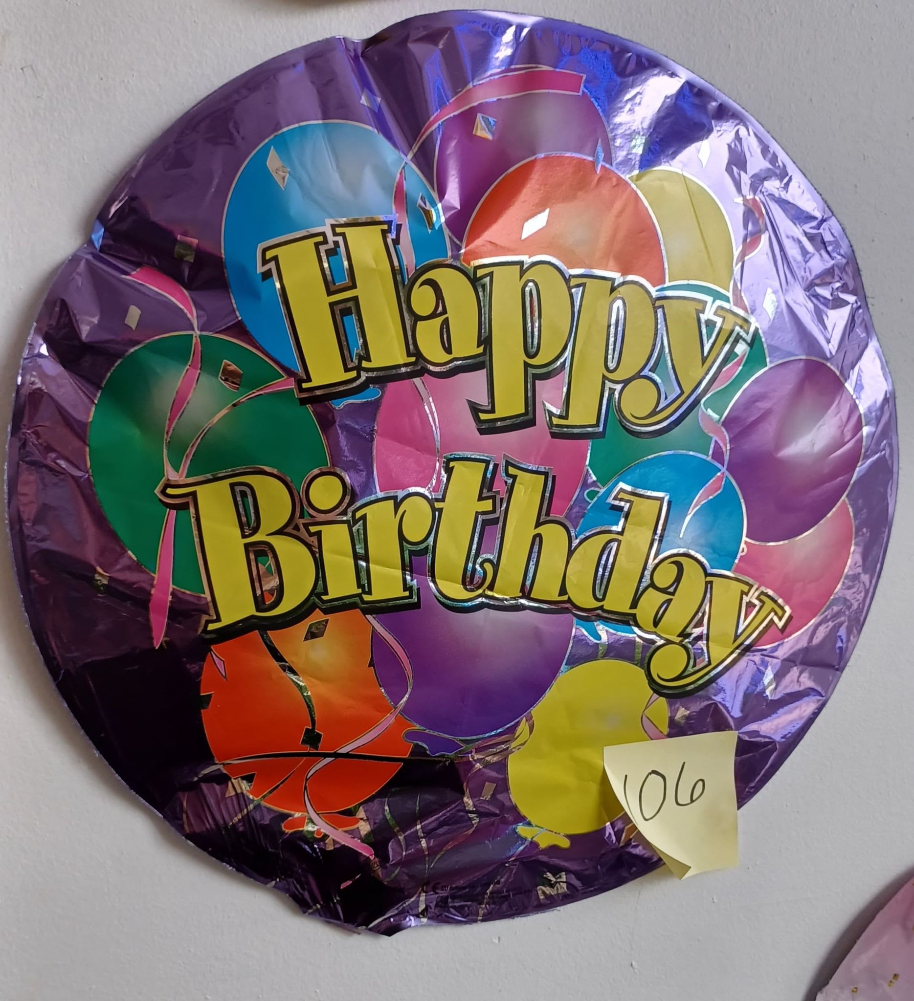 Happy Birthday 106 In Virginia Beach Va Zontini Event Decorators