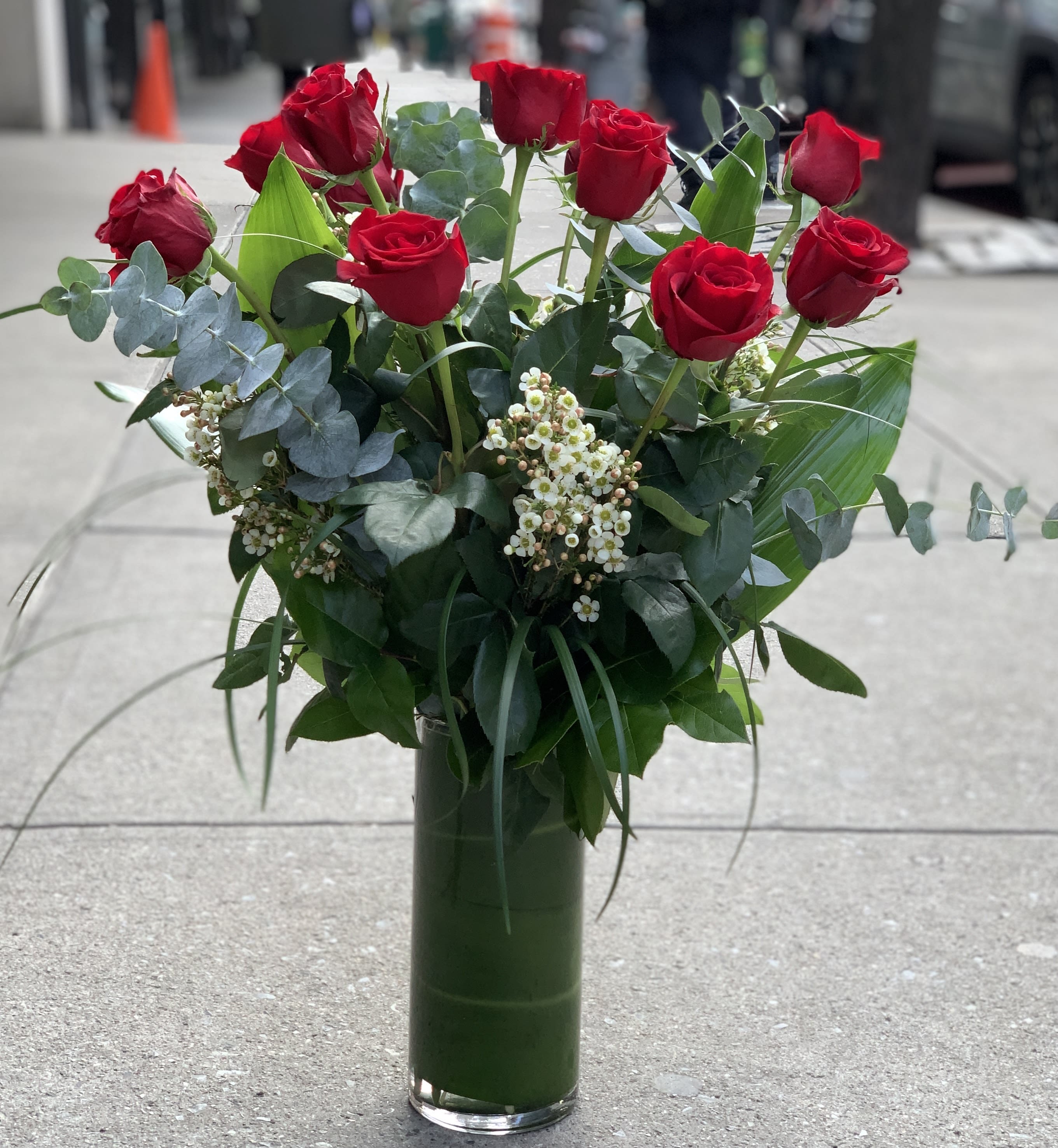 Classic Dozen Roses in New York, NY | Eva's Garden Florist