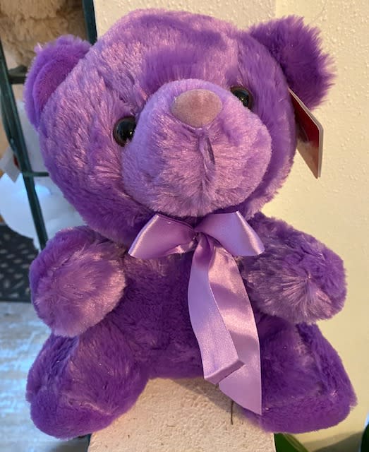 Purple Teddy Bear by Floral Expressions