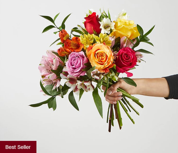 Smiles and Sunshine Wrapped Bouquet in Cambridge, OH | An Enchanted ...