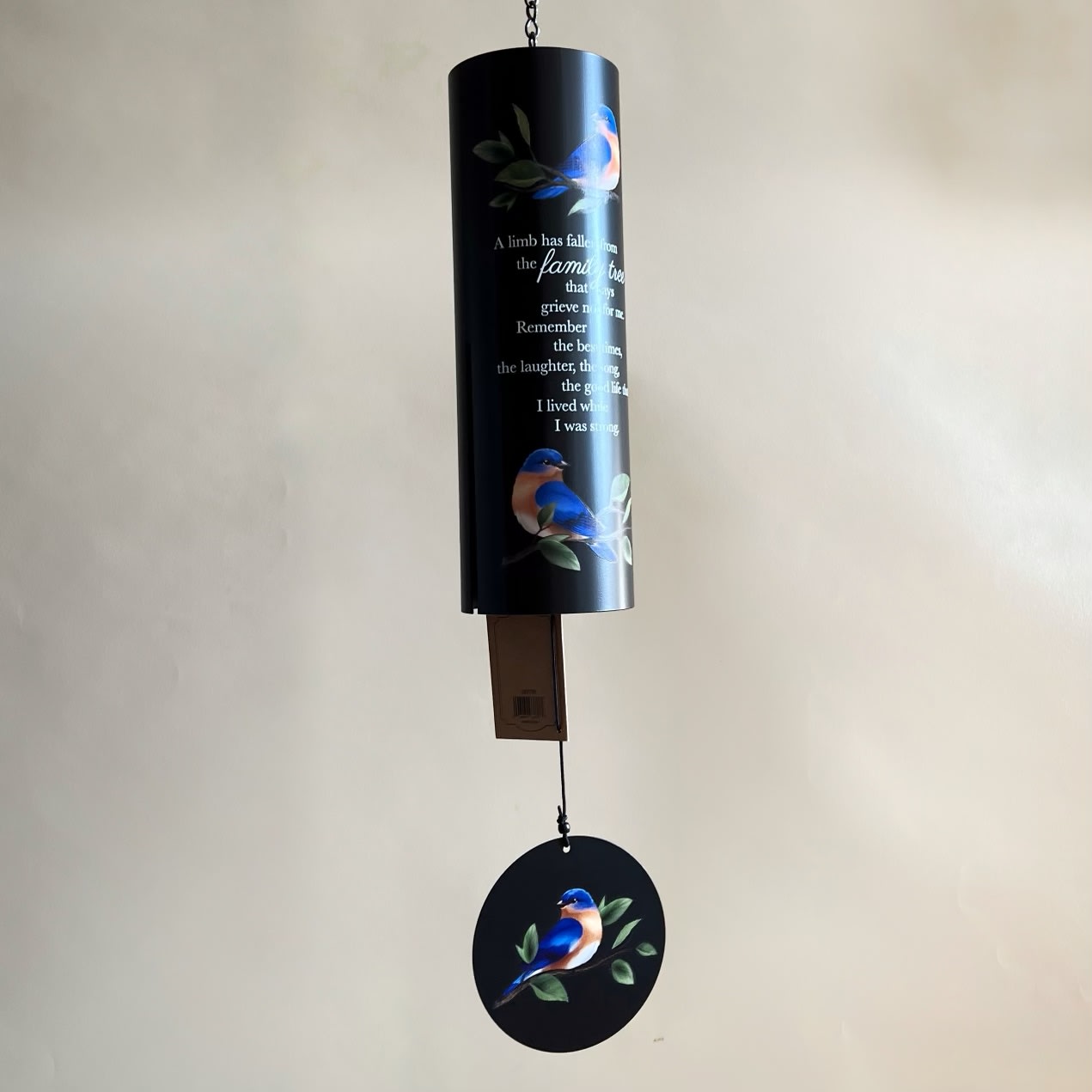 Family Tree Bluebird Wind-Chime in Athens, TN | Athens Flower Shop