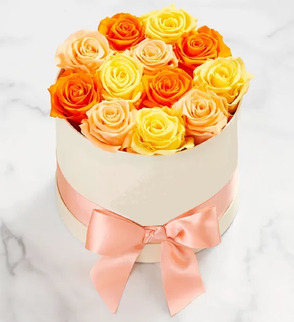 Magnificent Citrus Roses by Ninfa's Flowers