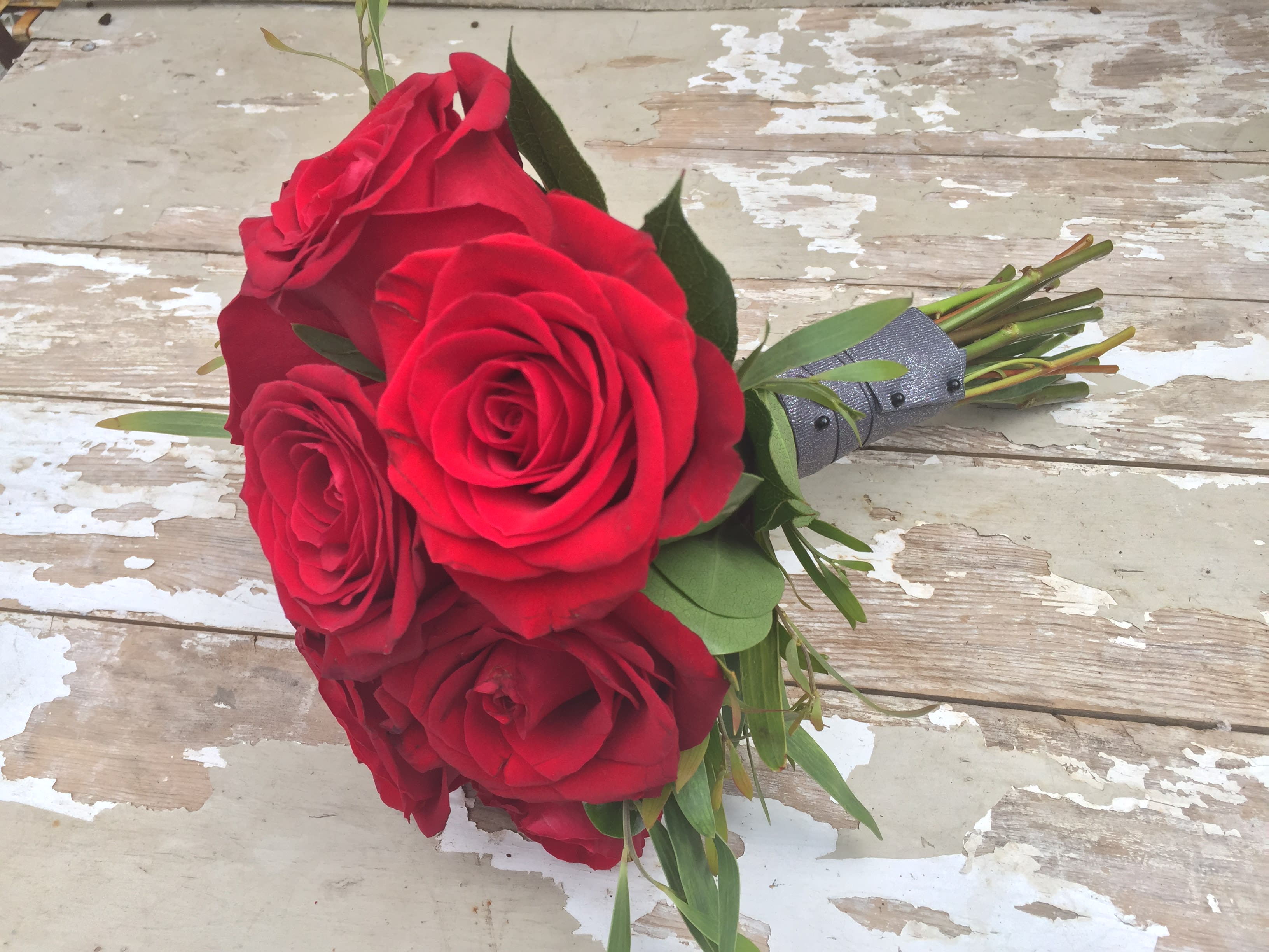 All rose PROM bouquet by Risher Van Horn