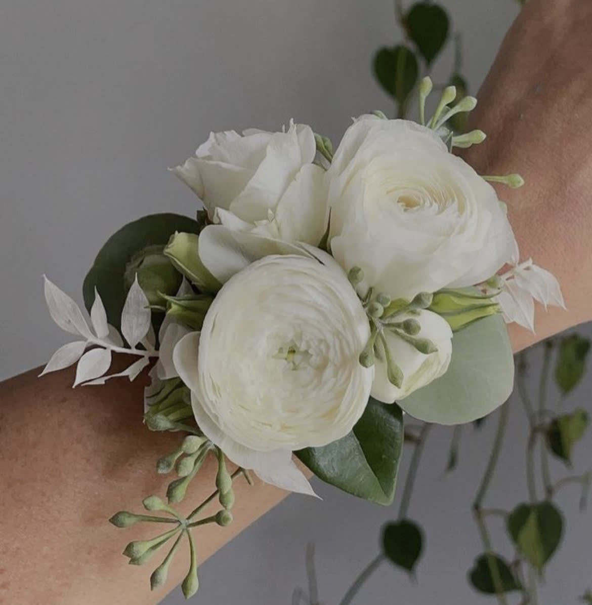 Ranunculus Corsage by Wagner Floral Designs