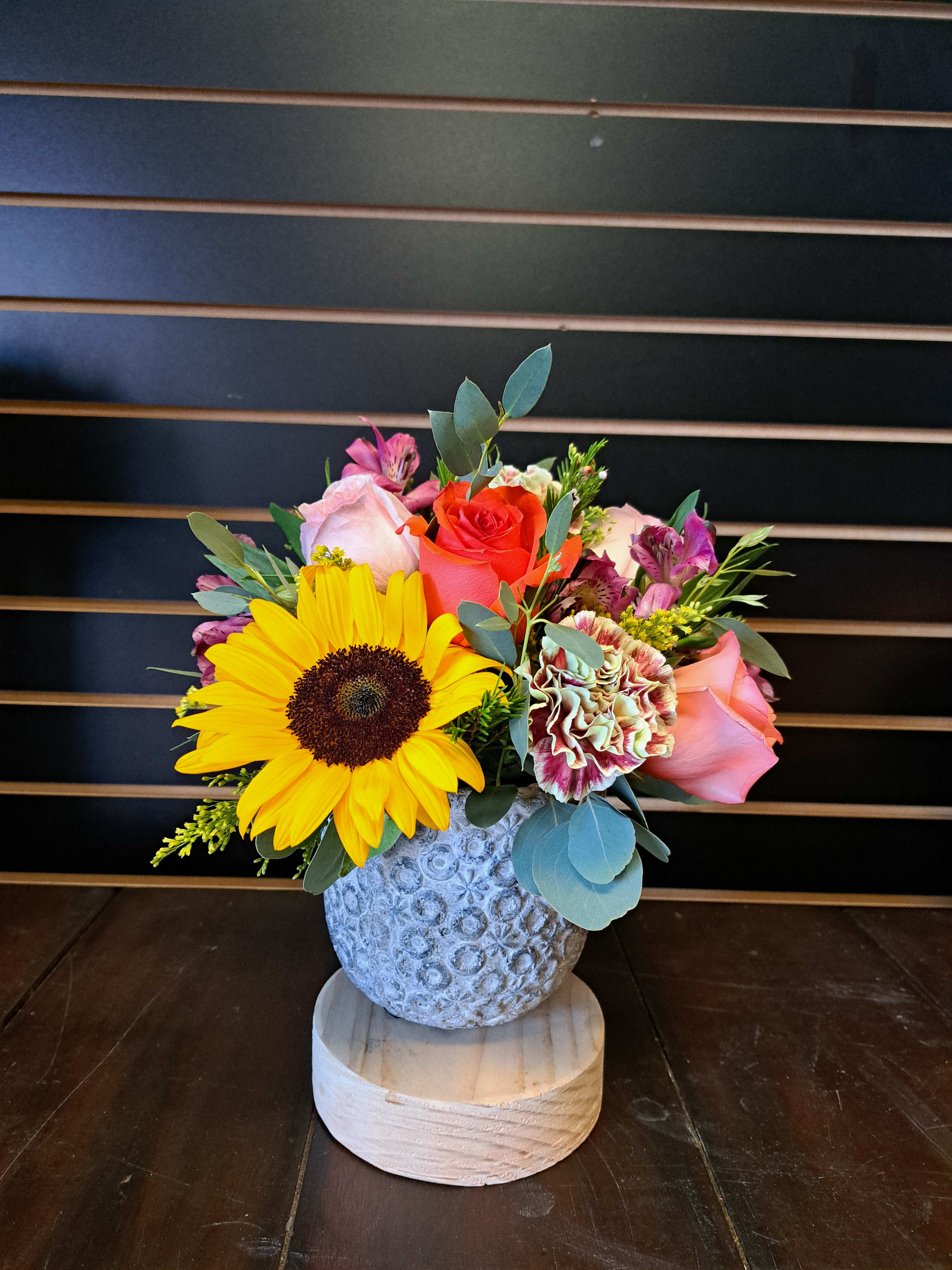 Happy Vase by LV Florals