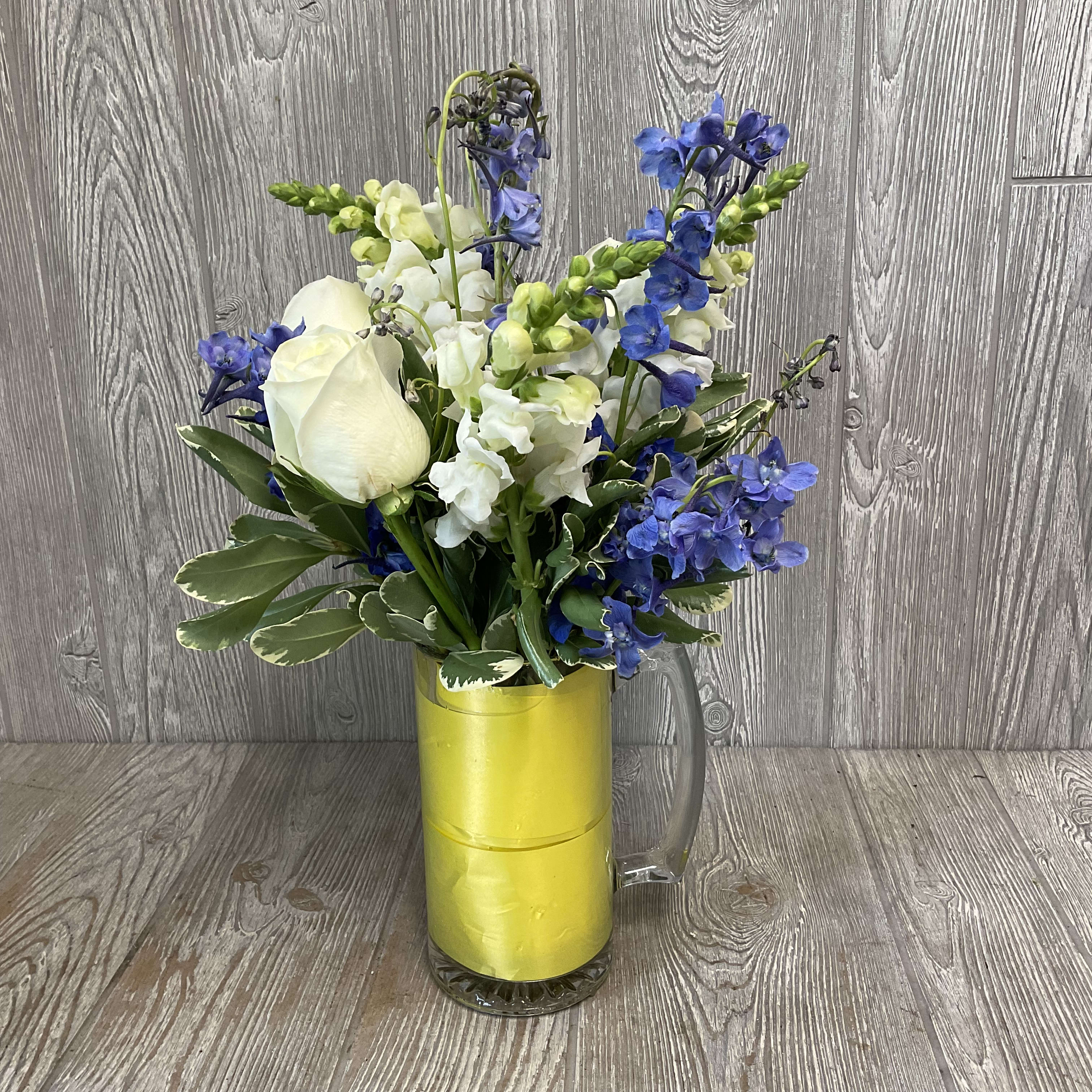 Beer Glass Flower Arrangement | Best Flower Site