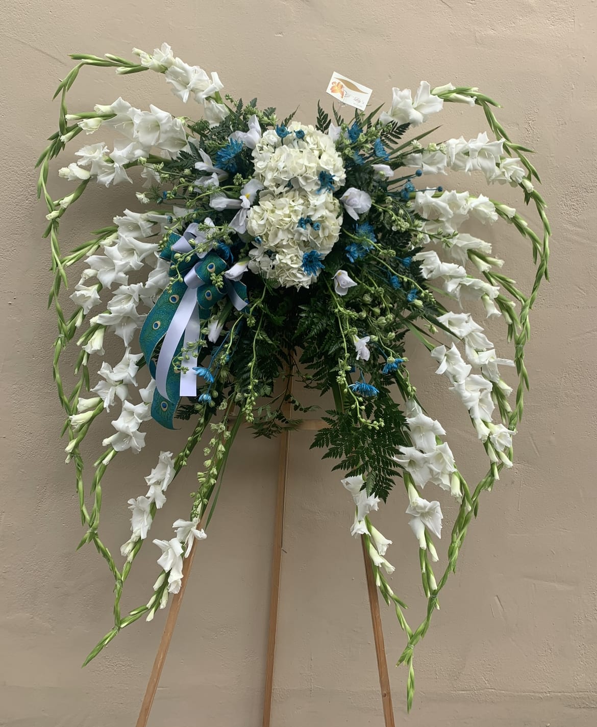 Angel wings blue in Watsonville, CA | D'Lily's